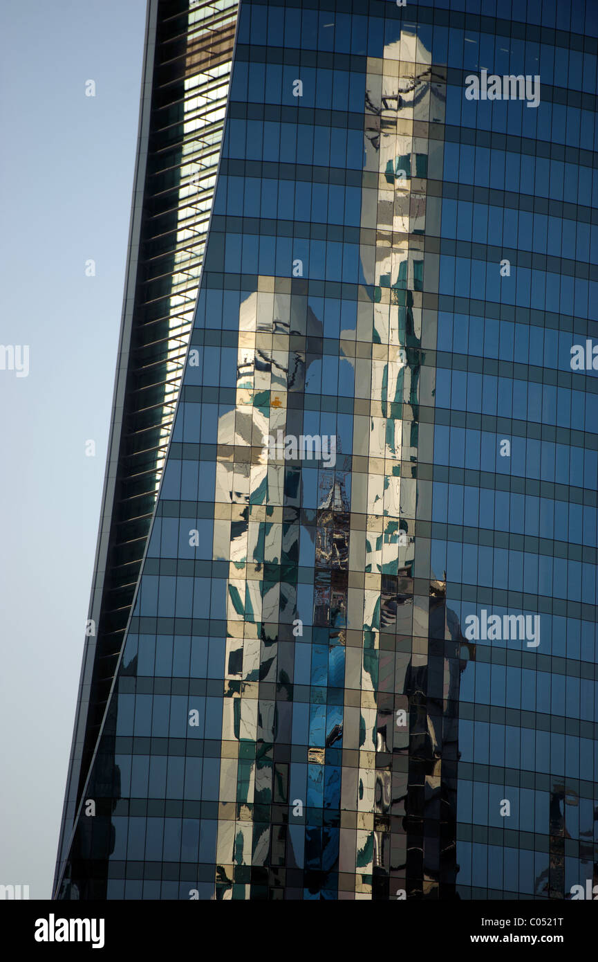 Skyscrapers in Al Dafna district of Doha located on the Corniche ...