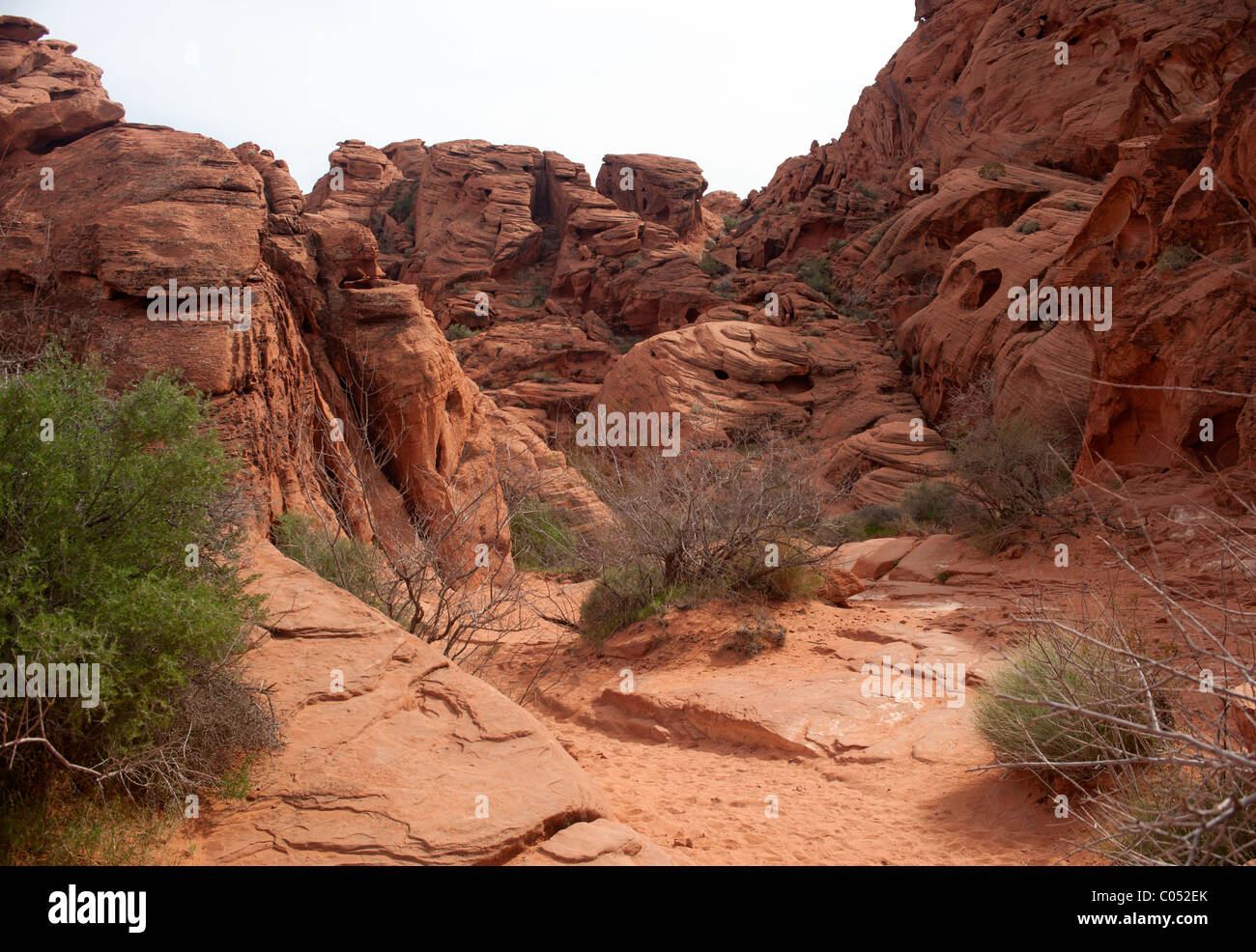 End of the Mouse's Tank trail, Valley of Fire State Park, Nevada Stock ...