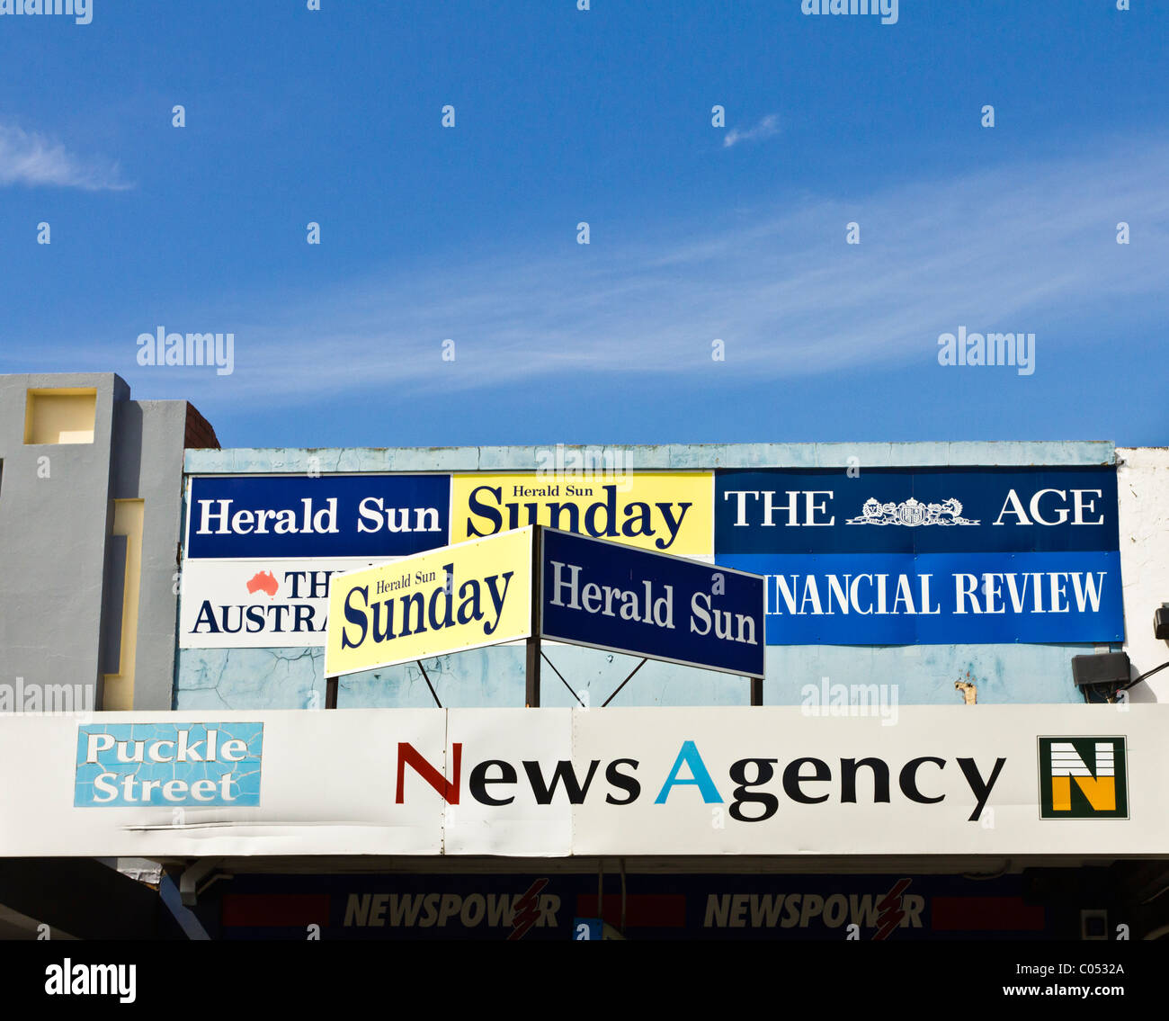 Newsagent Shop Signs High Resolution Stock Photography and Images - Alamy