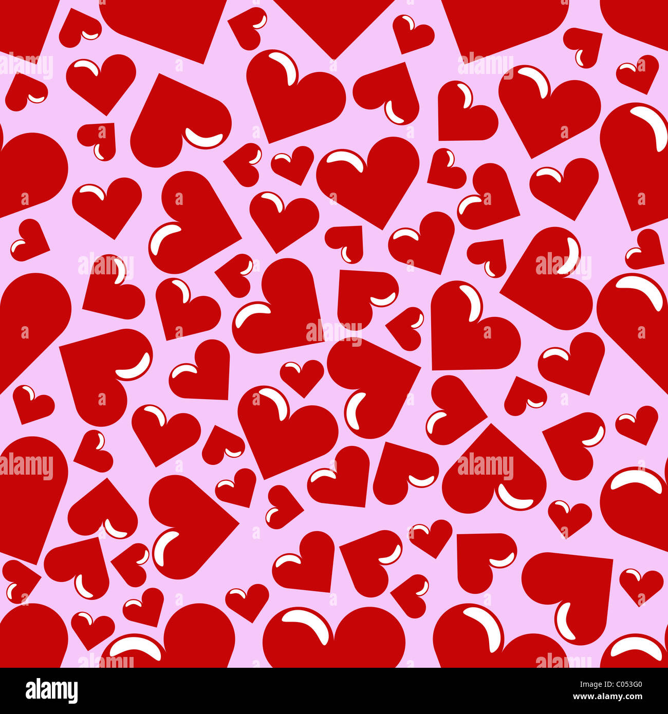 Seamless Hearts Background Stock Photo - Alamy