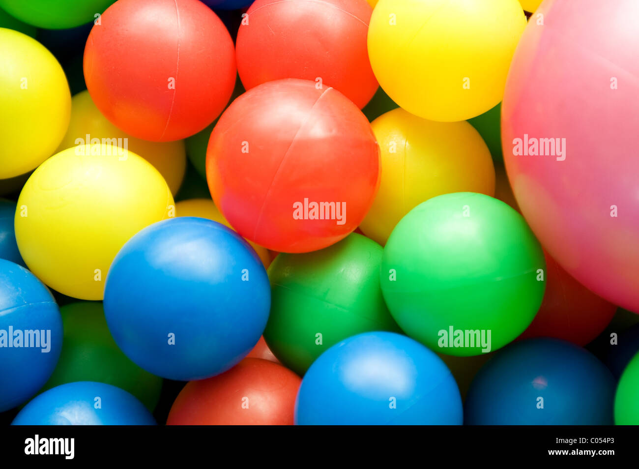 object on white - color balls close up Stock Photo - Alamy