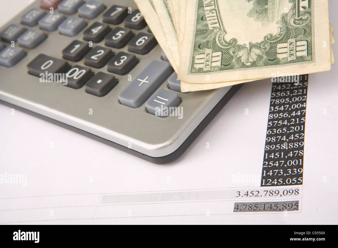 Banknote calculator hi-res stock photography and images - Alamy