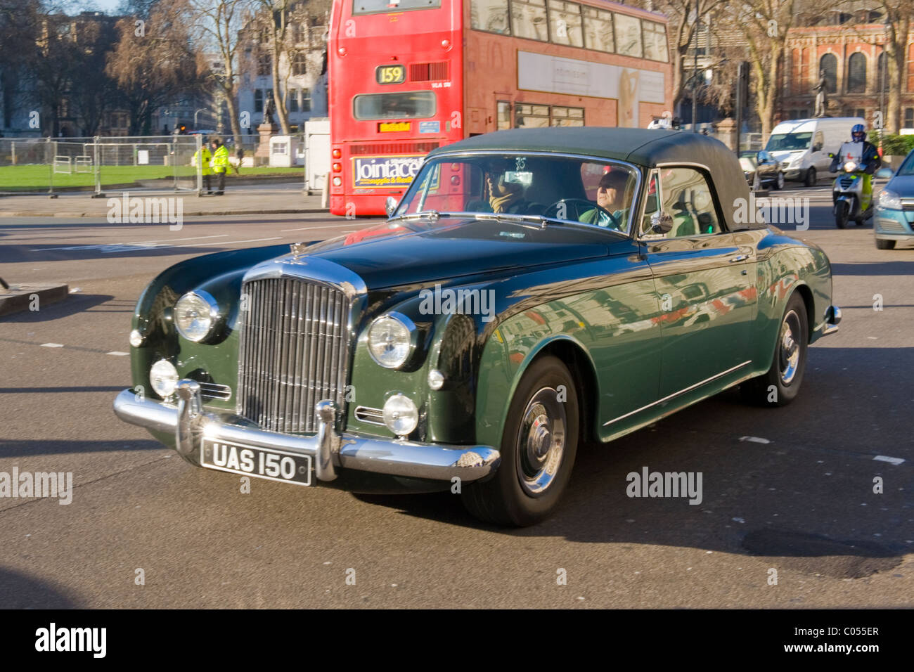 1950s london red bus hi-res stock photography and images - Alamy