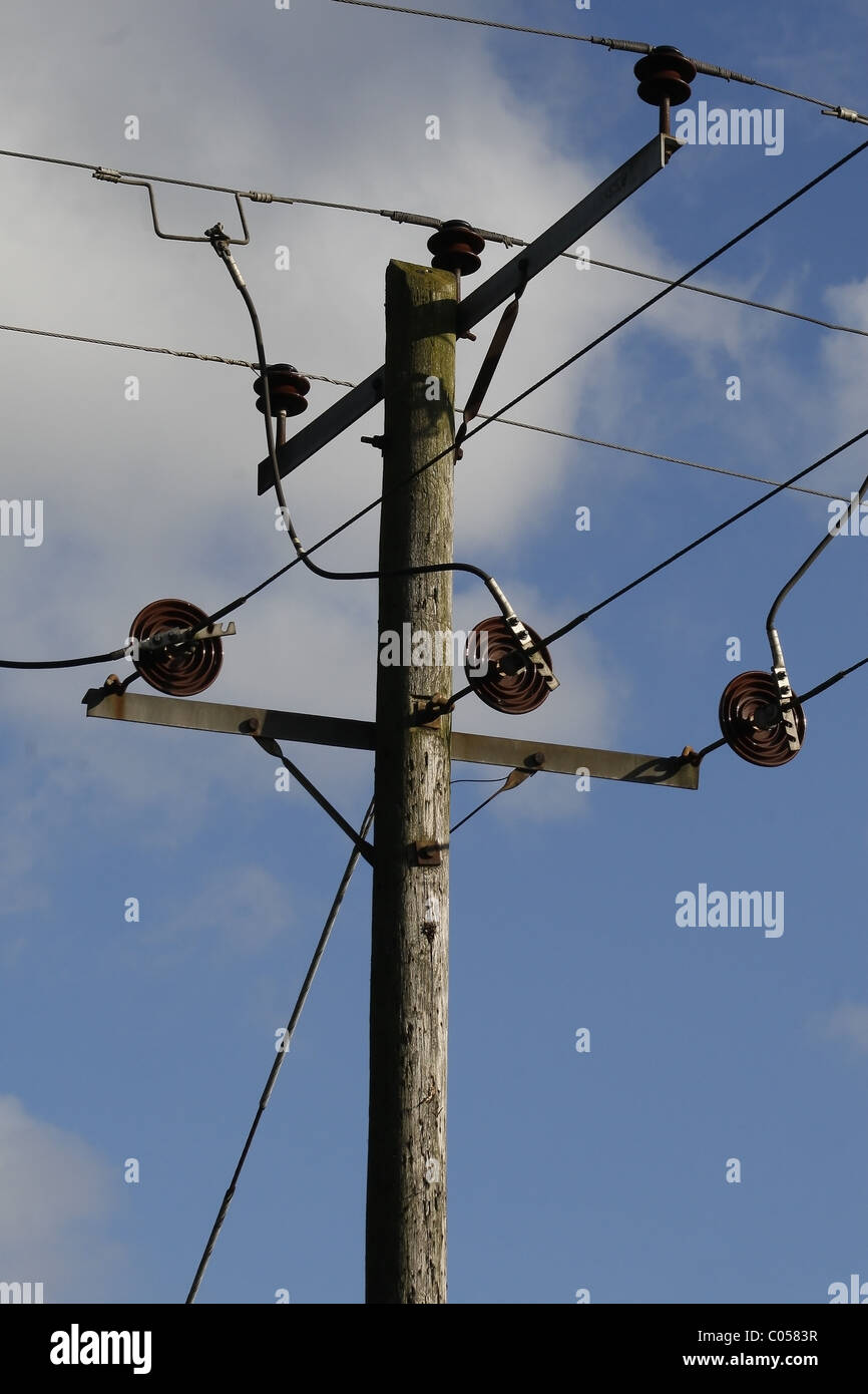 Telegraph pole electricity hi-res stock photography and images - Alamy