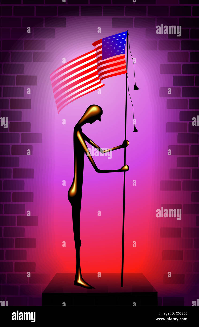 Revolution spirit of a man Stock Photo - Alamy