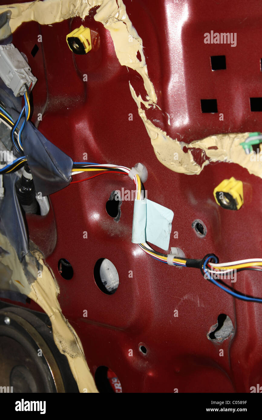 Internal view of car Stock Photo - Alamy