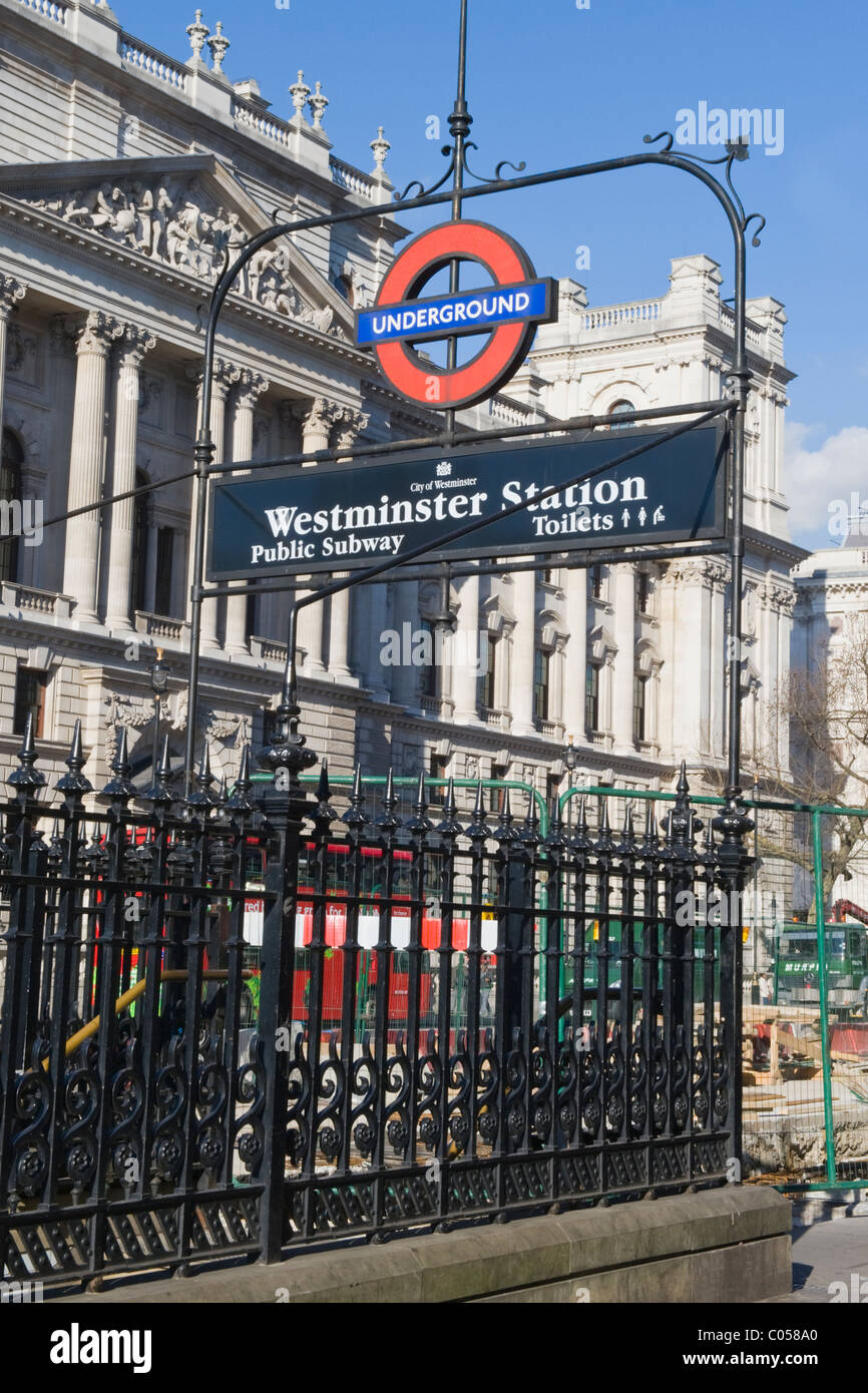 London , Westminster , Westminster Underground , Metro or Tube Station ...
