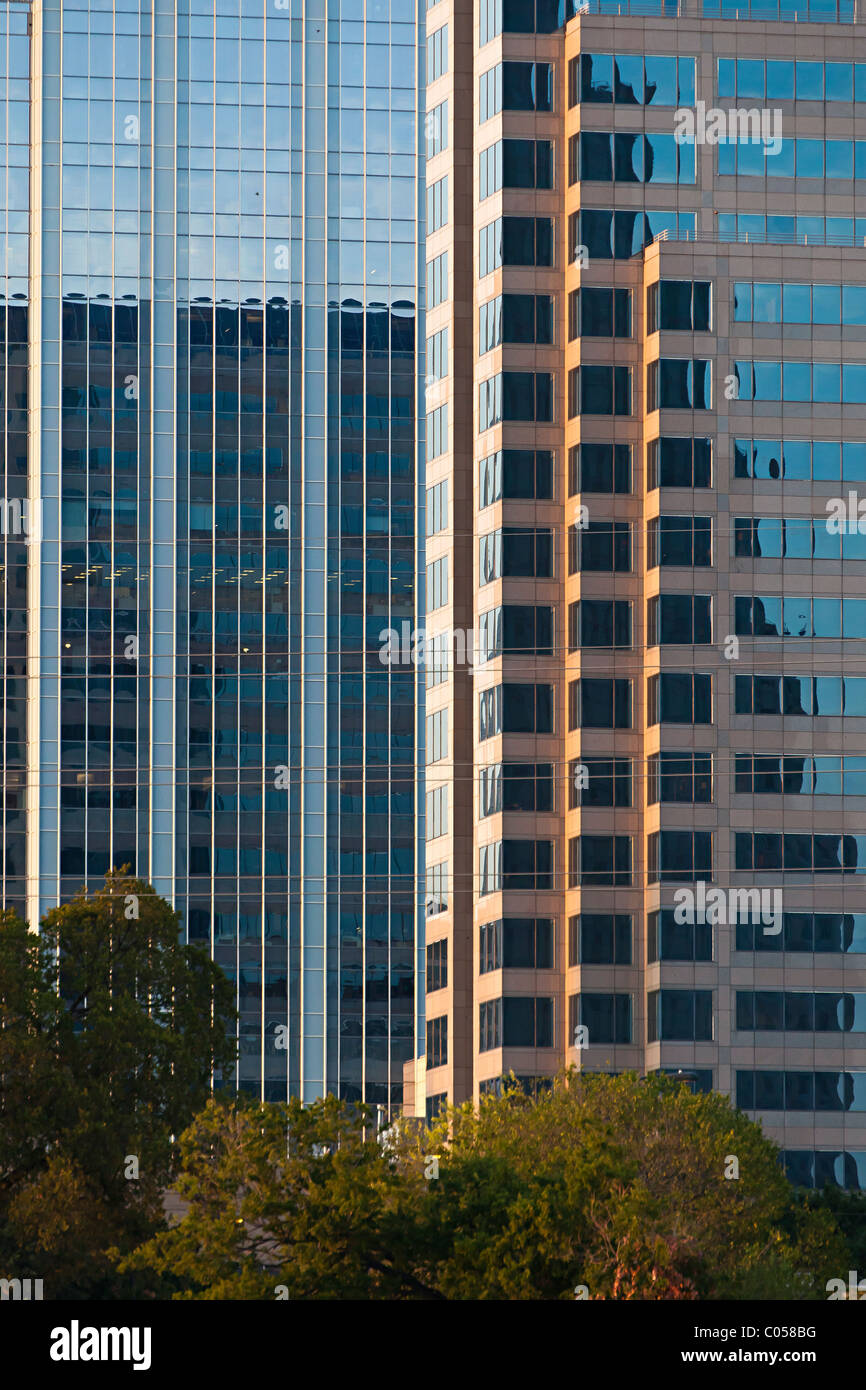Windows in skyscrapers, Austin, Texas, USA Stock Photo - Alamy