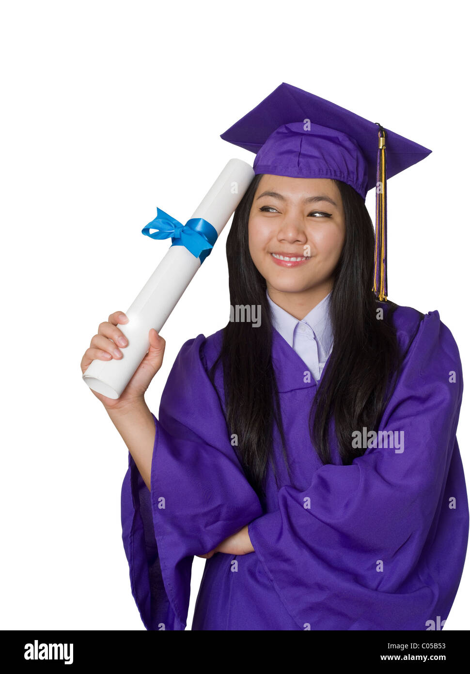 Asian graduate student Stock Photo - Alamy