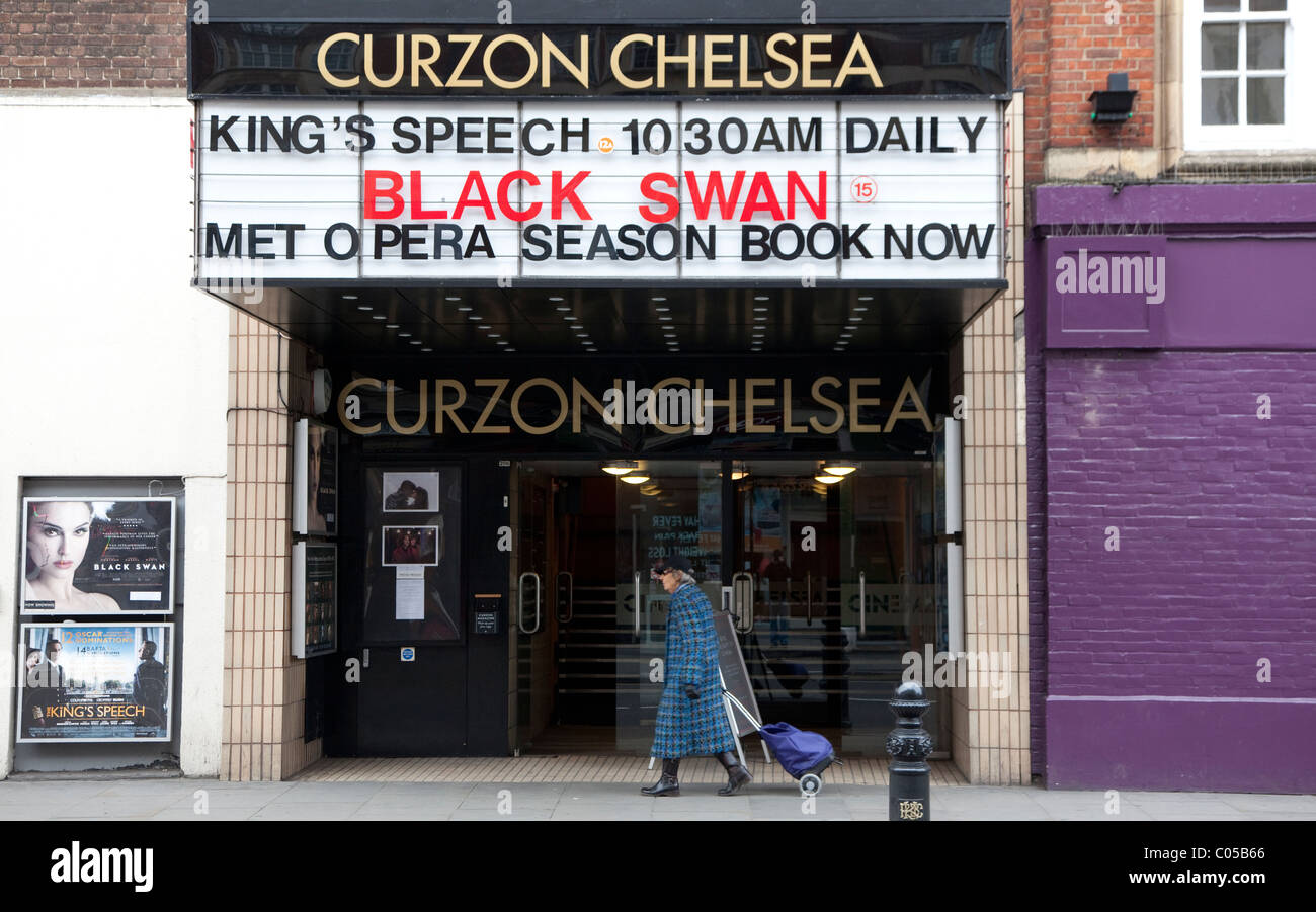 Curzon Chelsea cinema, Kings Road, London Stock Photo - Alamy