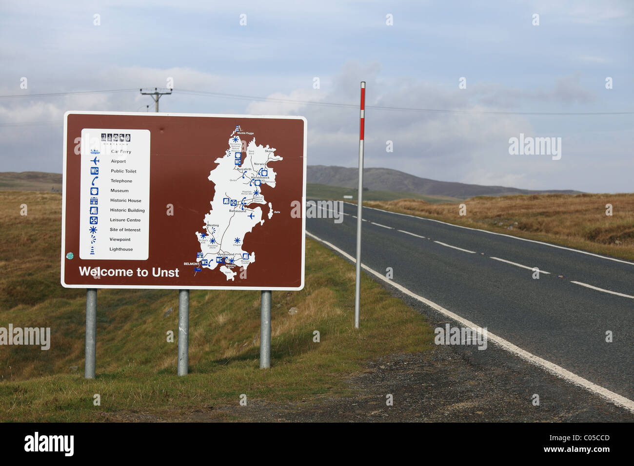 Map of unst hi-res stock photography and images - Alamy