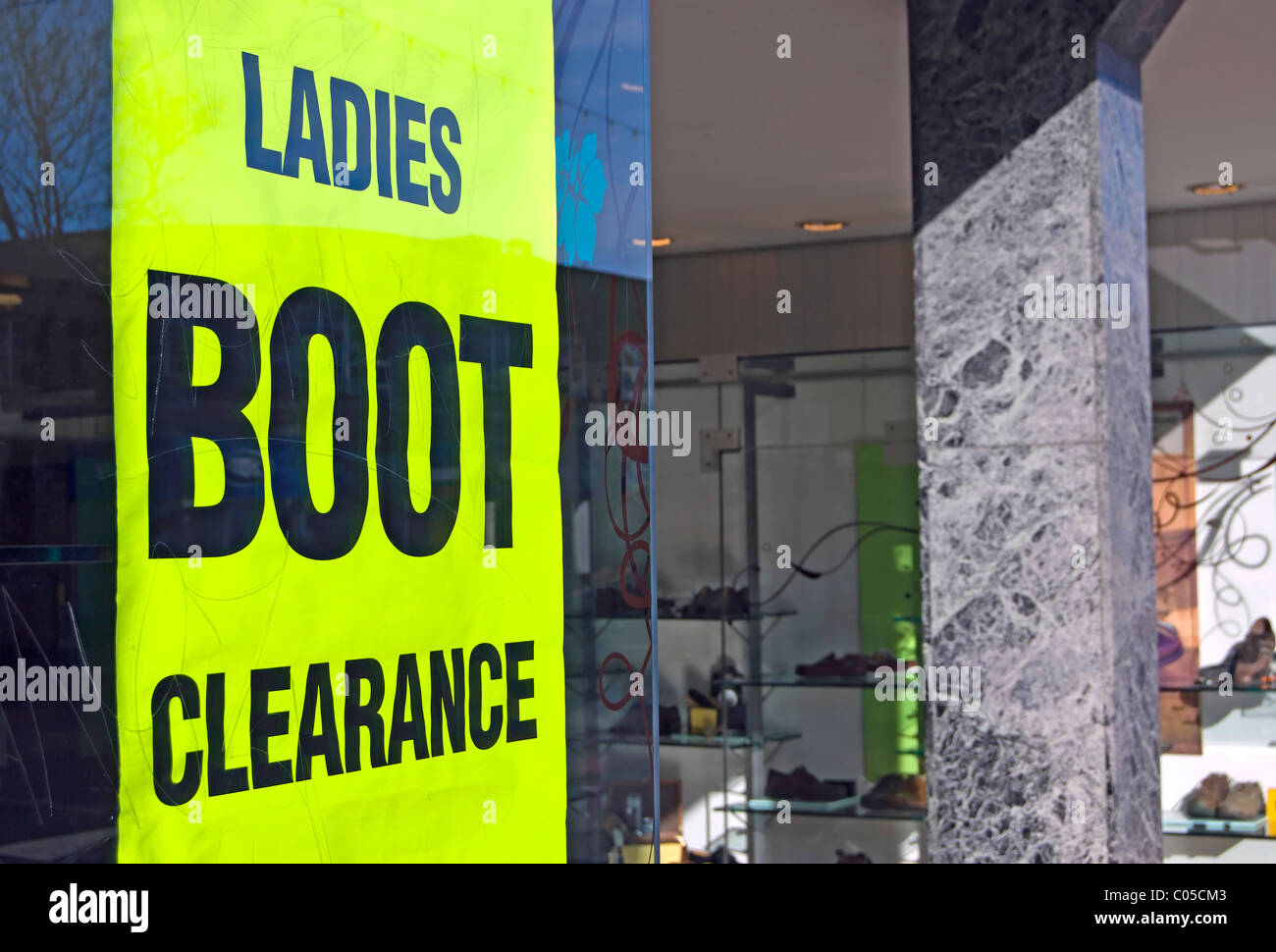 show shop poster for ladies boot clearance sale, in new malden, surrey ...