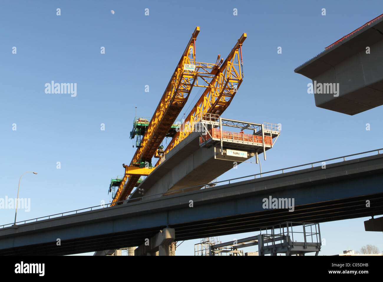 Light rail transit construction calgary hi-res stock photography and ...