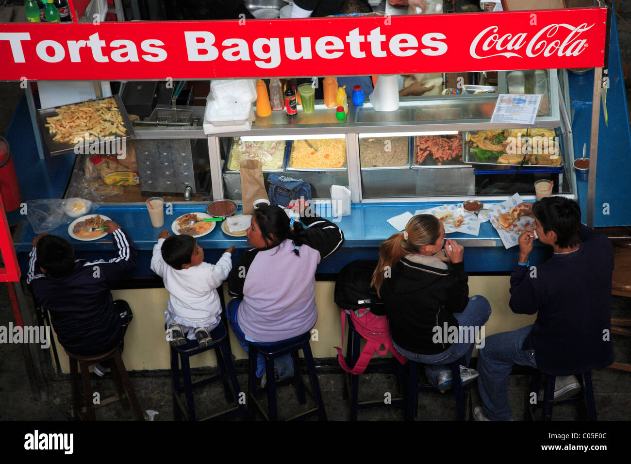 Food Stall, Mercado Hidalgo, Hidalgo Market, Guanajuato, Guanajuato ...