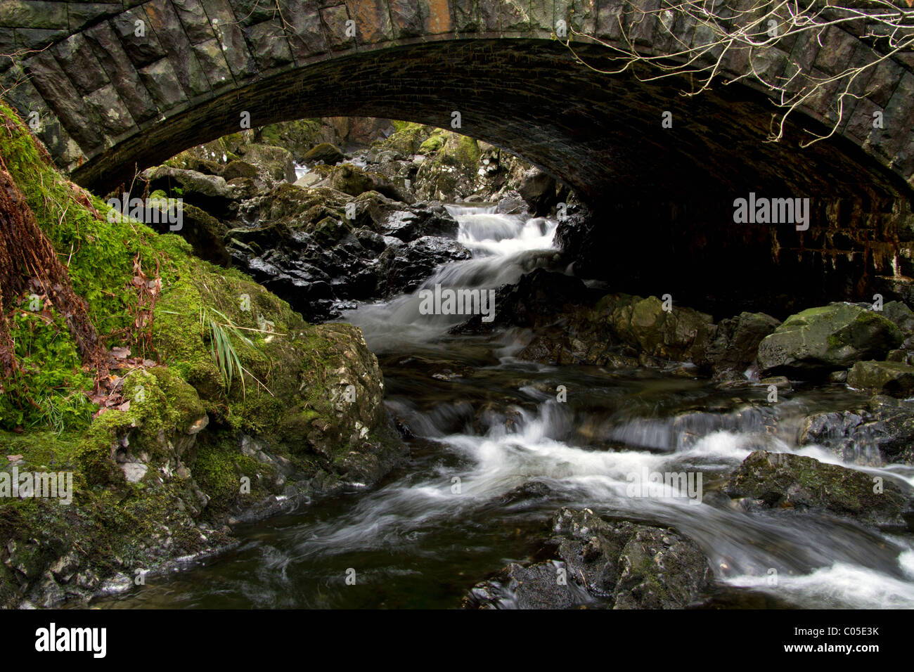 Small bridge flow water hi-res stock photography and images - Alamy