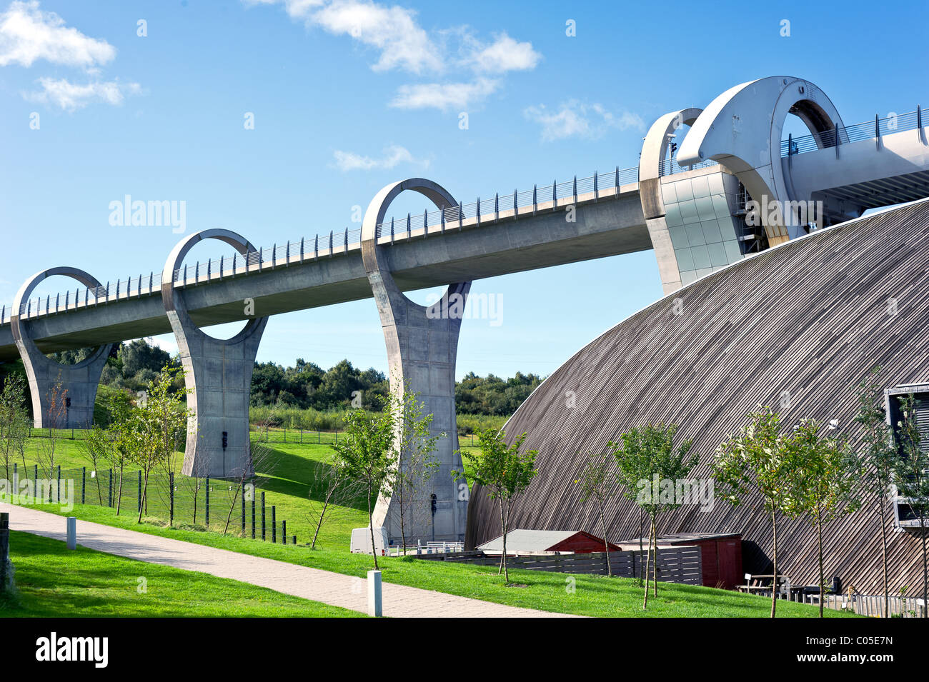 Falkirk Wheel Boat Lift Stock Photo - Alamy