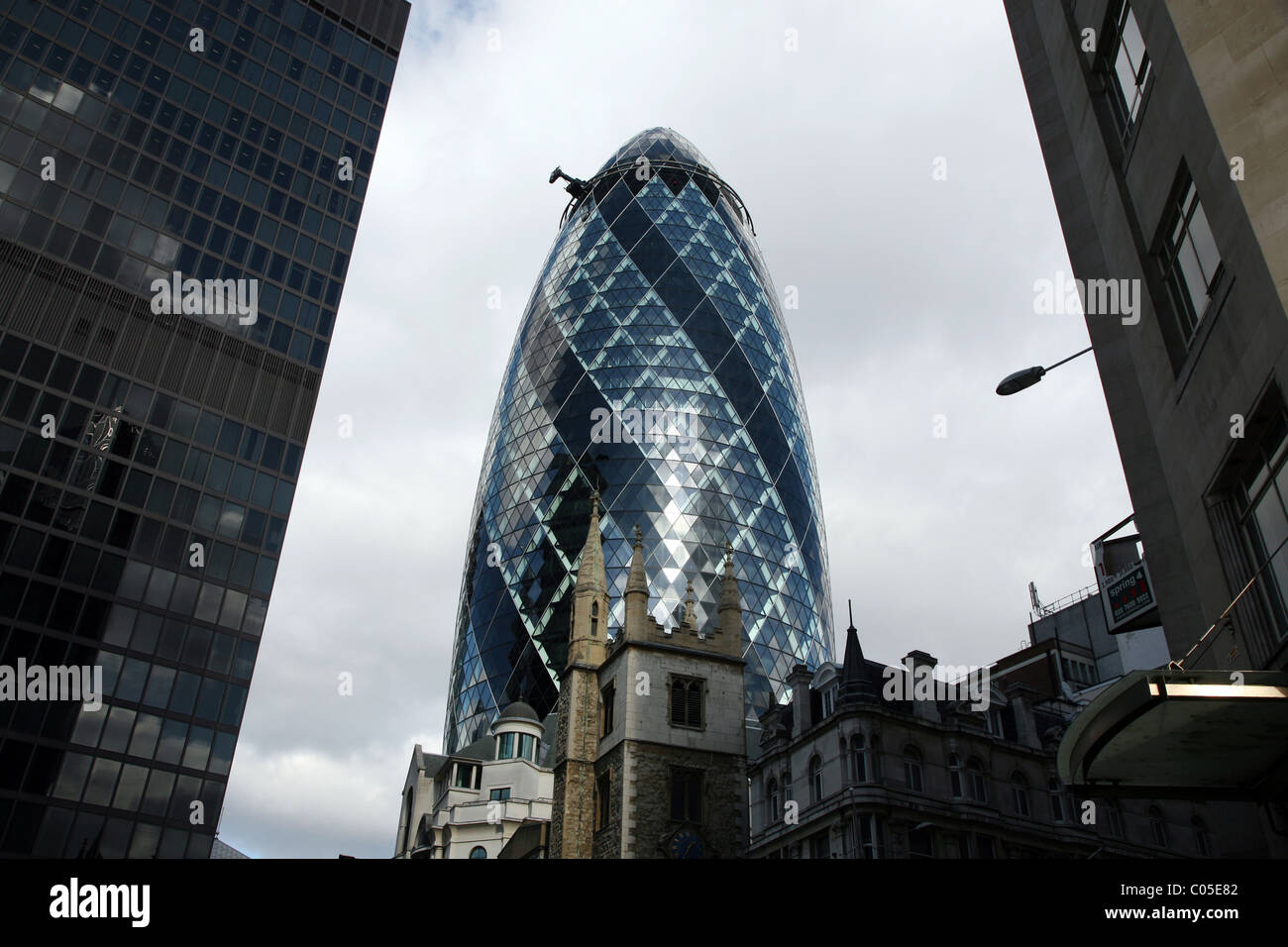 the Gherkin 30 St Mary Axe London Stock Photo - Alamy