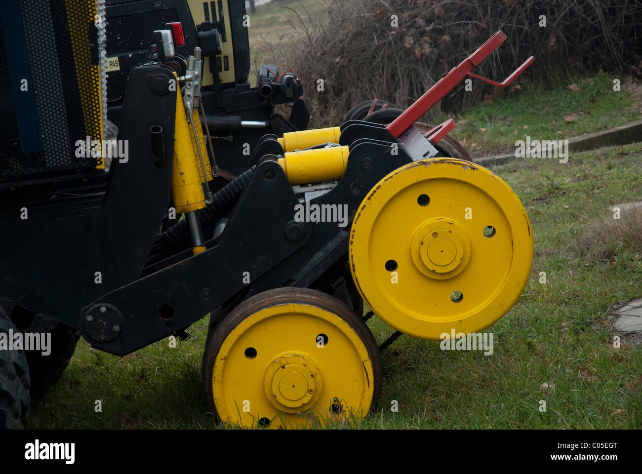 Wheels on tracks hi-res stock photography and images - Alamy