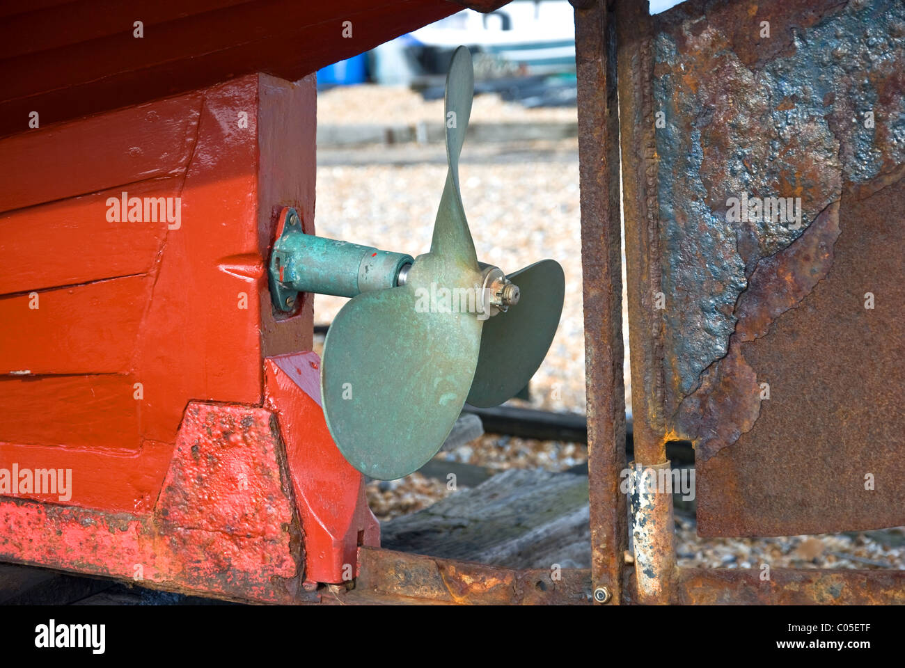 Small propeller boat hi-res stock photography and images - Alamy