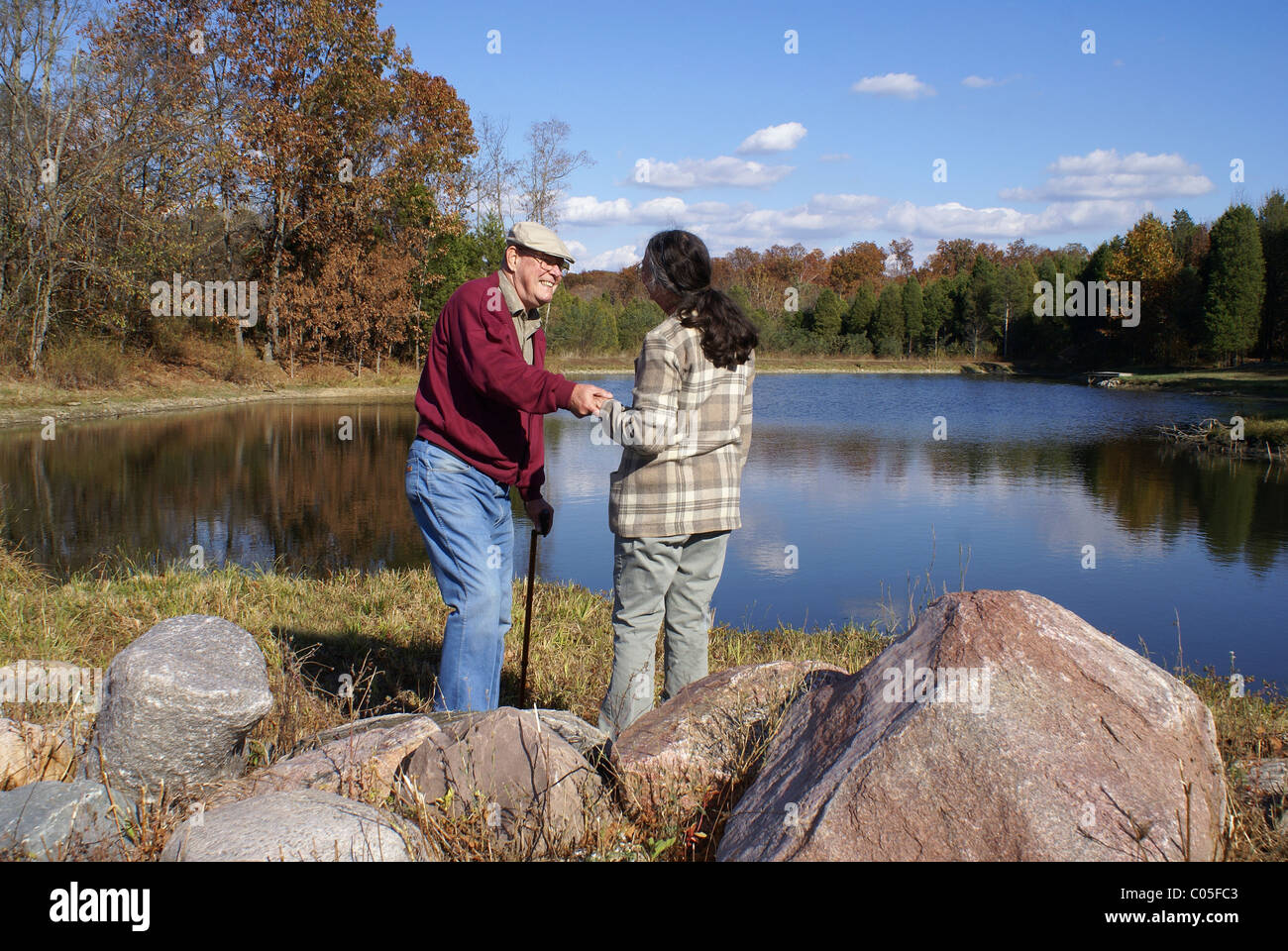 Giving nature a helping hand hi-res stock photography and images - Alamy