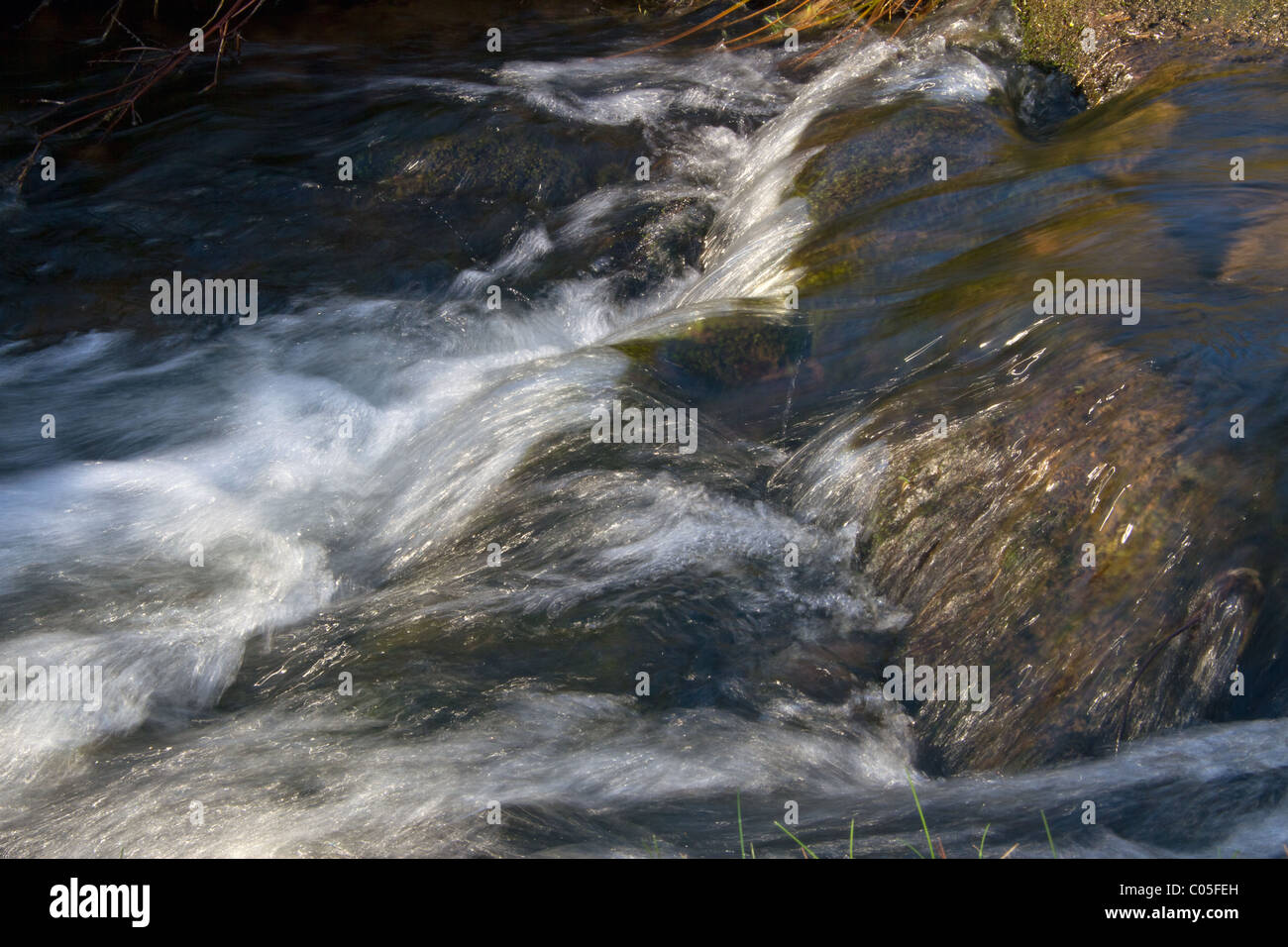 Slow water shot Taken to appear like brush strokes on canvas Stock ...