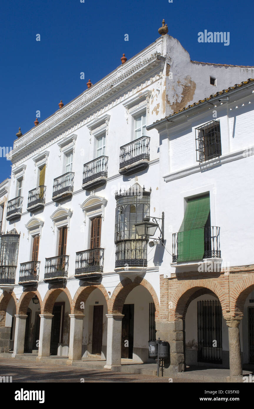 Plaza Grande. Zafra. Badajoz province. Extremadura. Spain Stock Photo ...