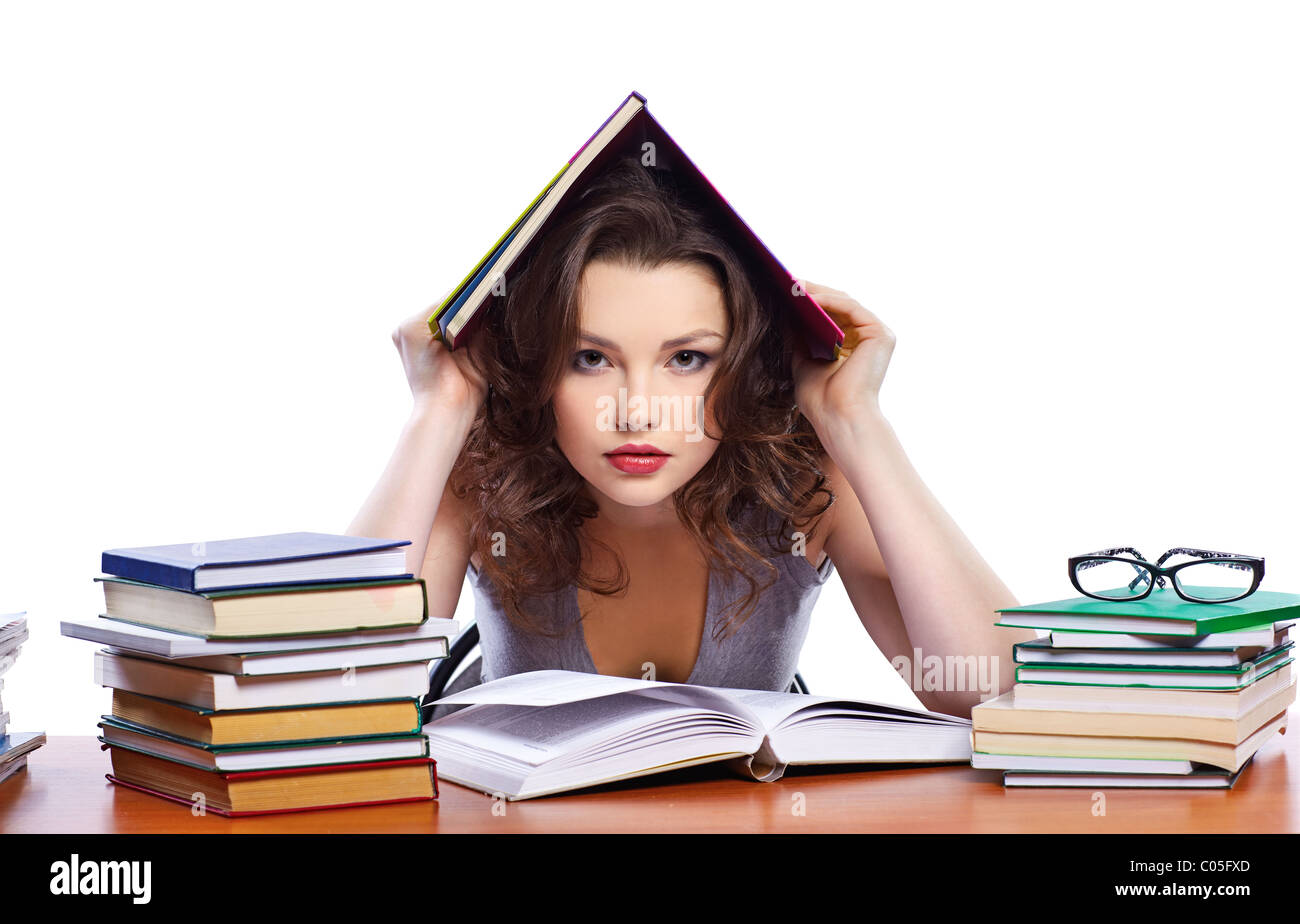 beautiful girl student Stock Photo - Alamy