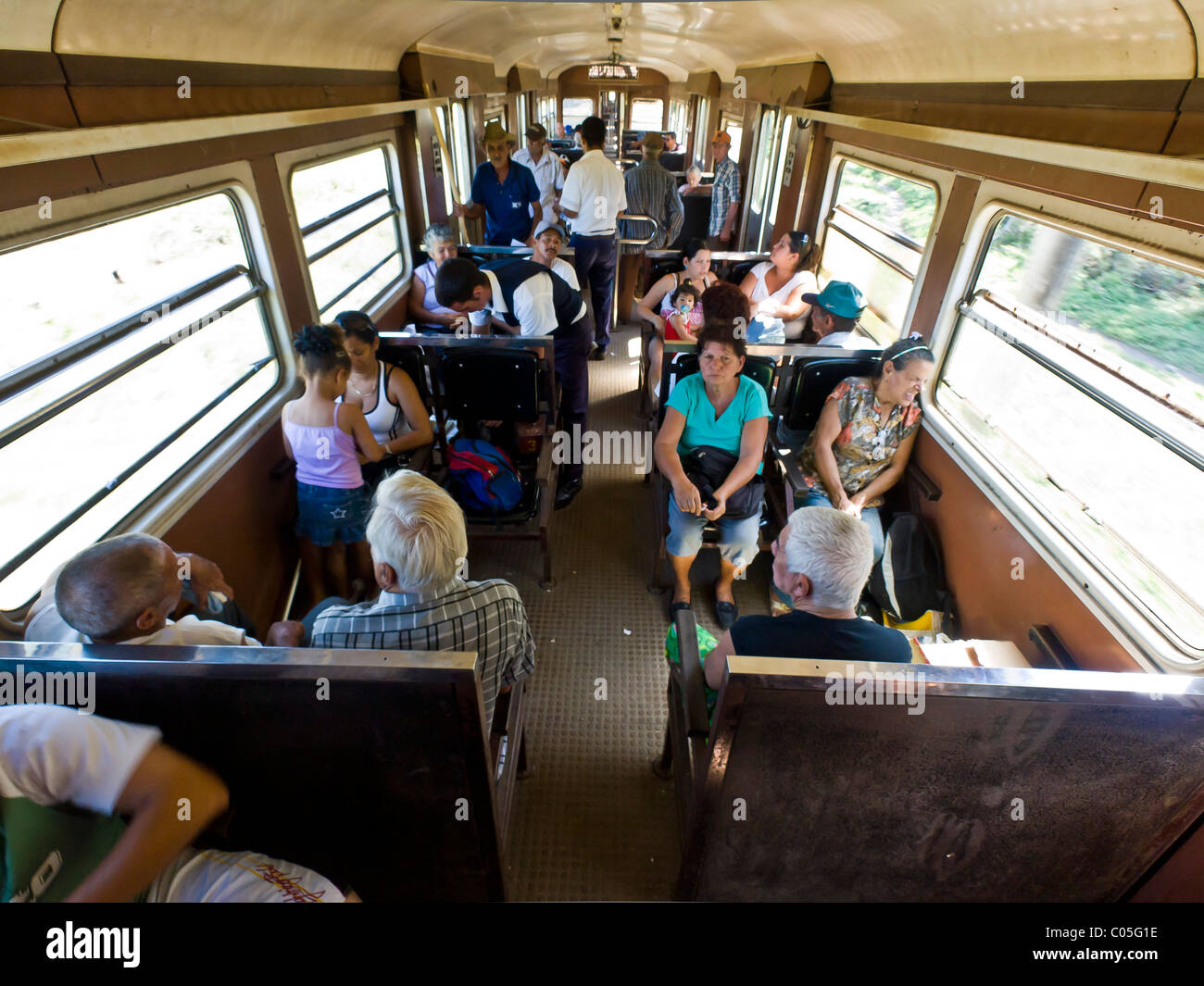 Views on and from the Hershey train in Cuba Stock Photo - Alamy