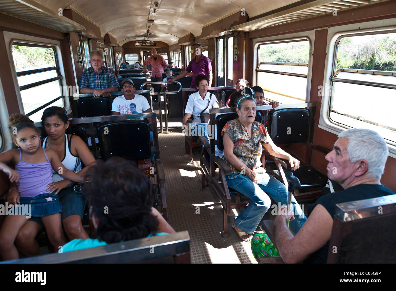Views on and from the Hershey train in Cuba Stock Photo - Alamy