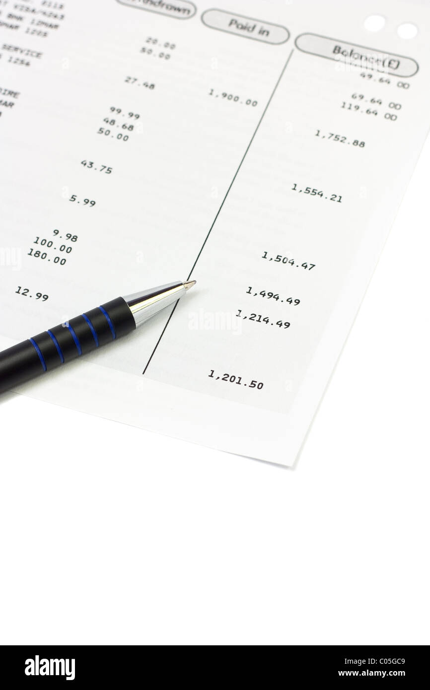 Account balance hi-res stock photography and images - Alamy