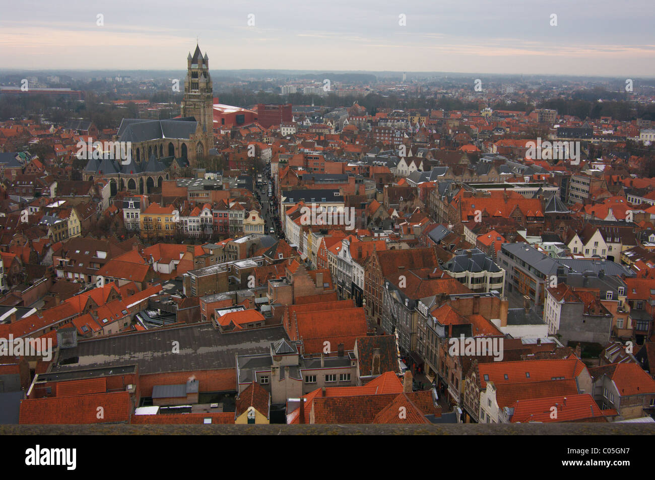 Bruges panorama view hi-res stock photography and images - Alamy