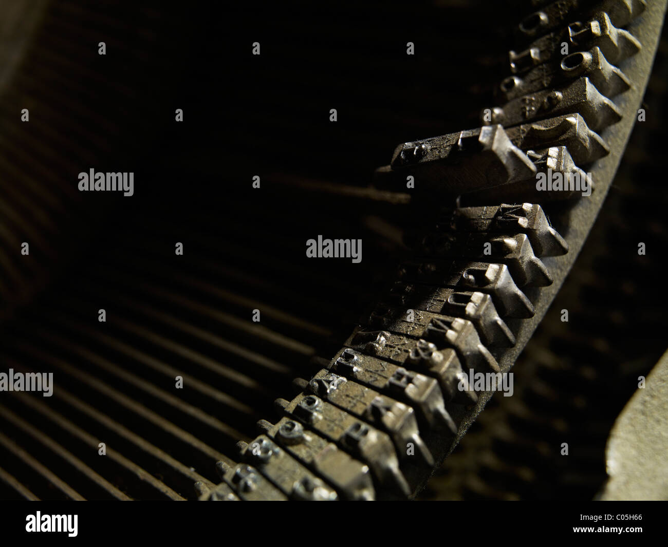 Hammers of a typewriter hi-res stock photography and images - Alamy