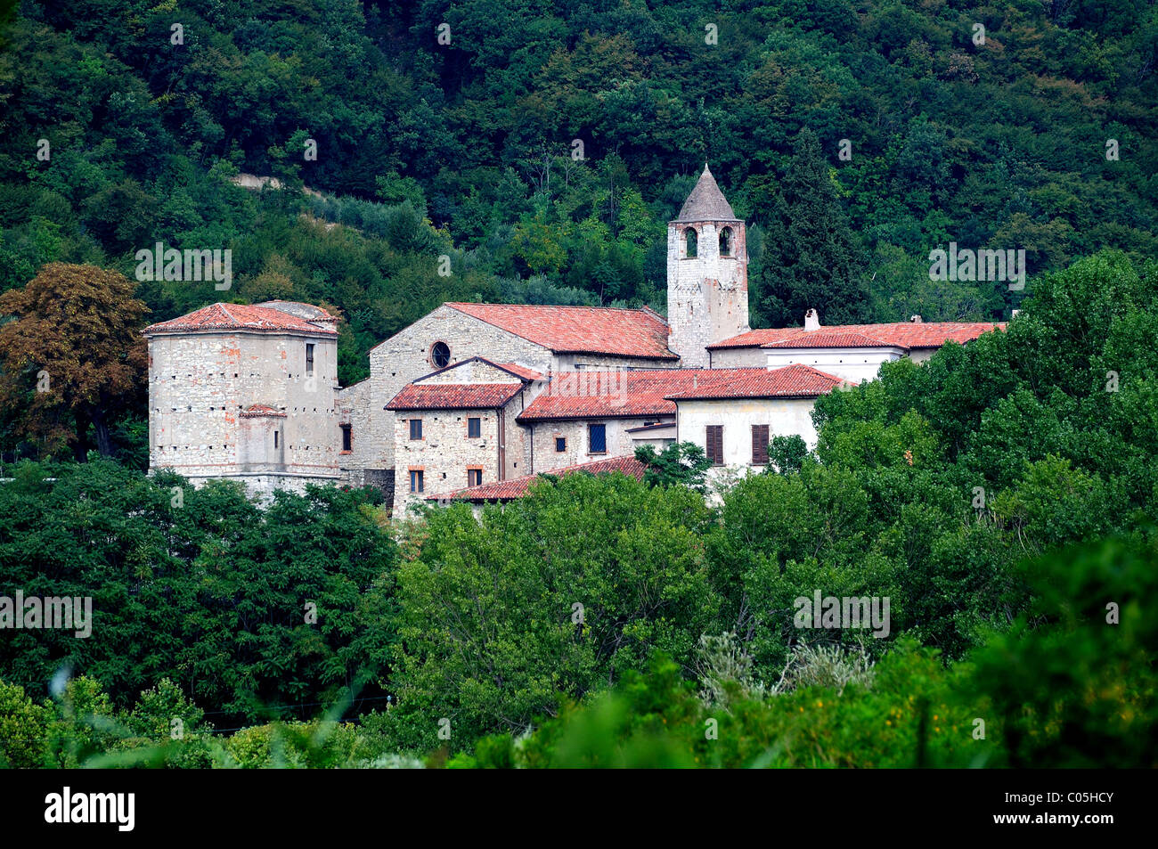 The cluniac monastery of San Pietro in Lamosa Stock Photo - Alamy