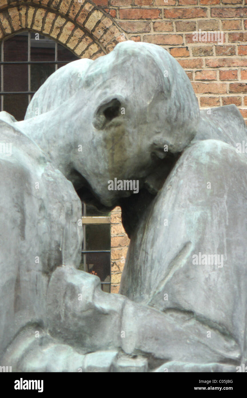 statue of two men Stock Photo - Alamy