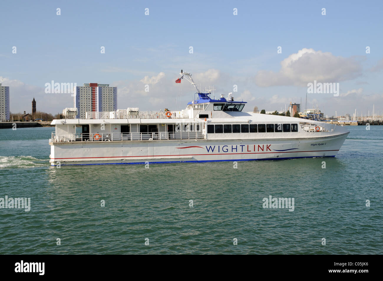 Wightlink passenger ferry wight ryder 1 hi-res stock photography and ...
