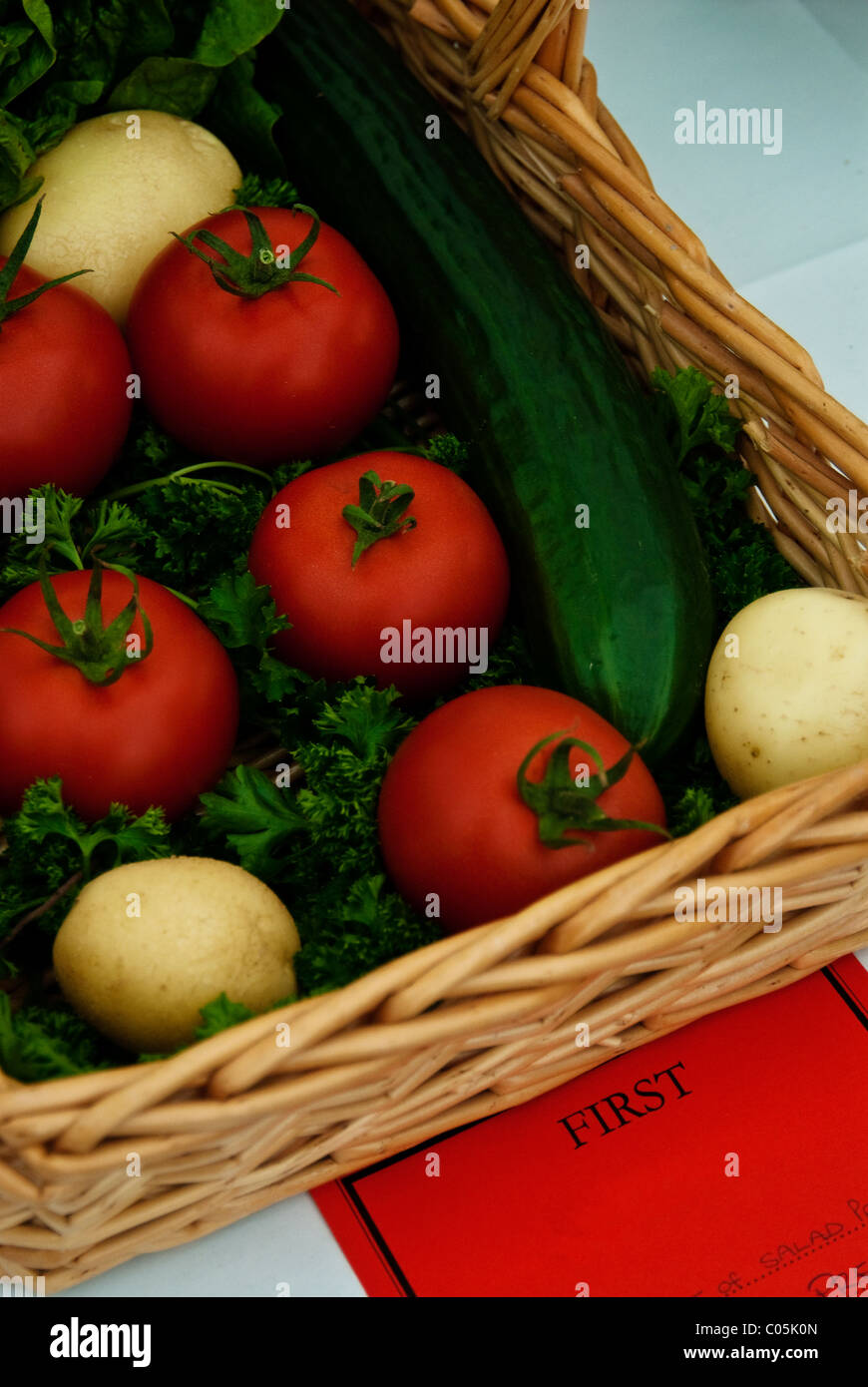 First prize exhibit of Tomatoes and Potatoes displayed at village ...
