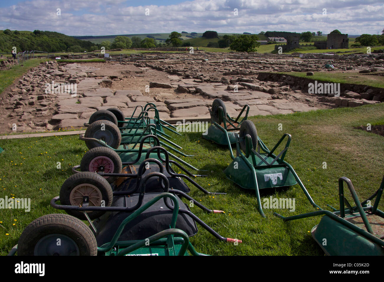 Vindolanda archaeologists hi-res stock photography and images - Alamy