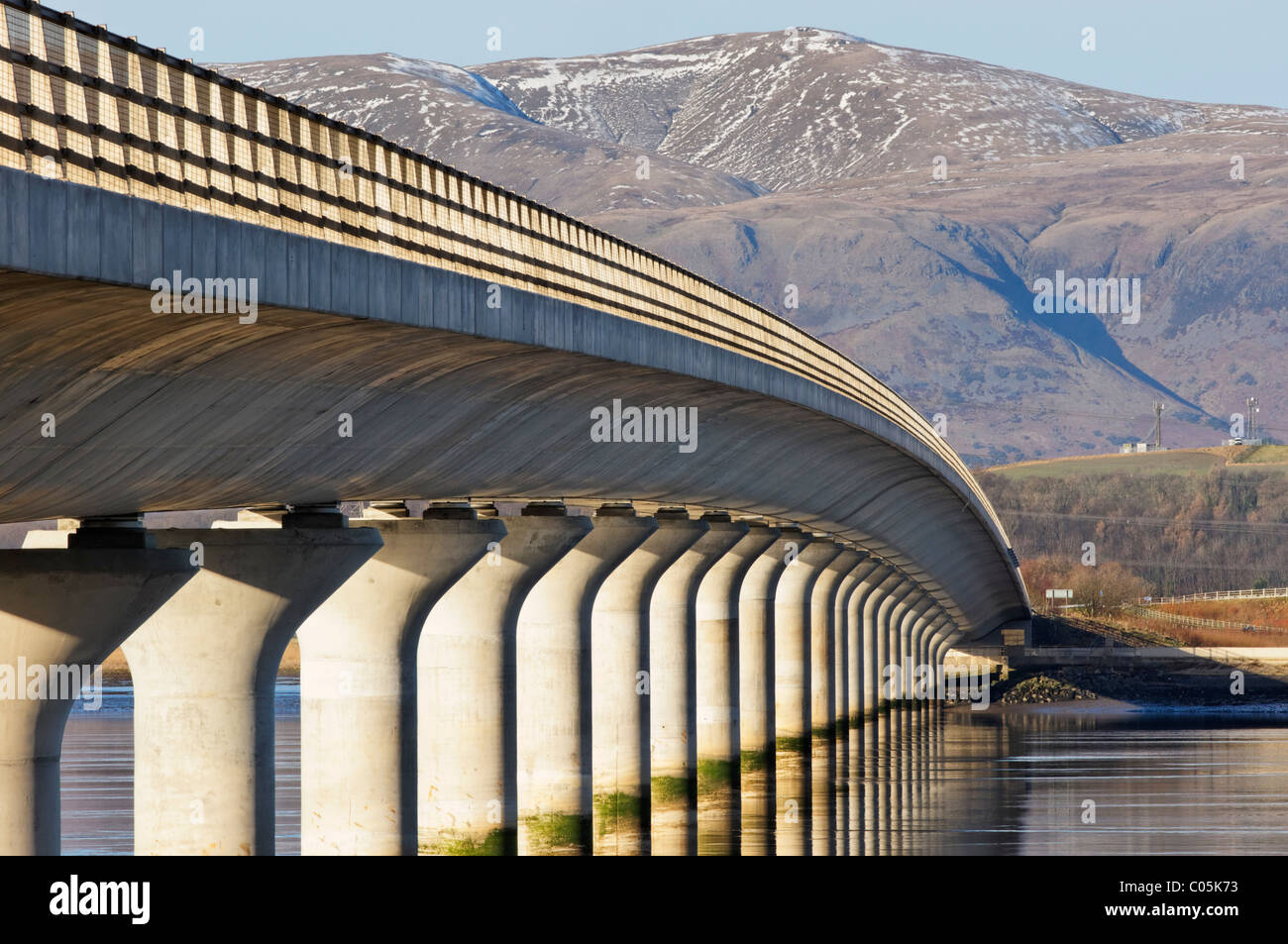 Modern concrete bridge across hi-res stock photography and images - Alamy