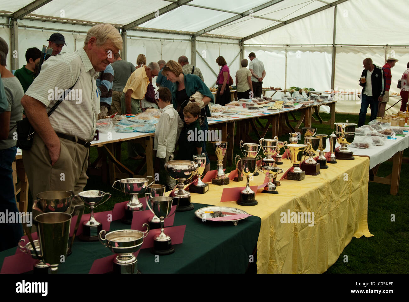 Village horticultural, flower and produce show, Brailes, Warwickshire ...