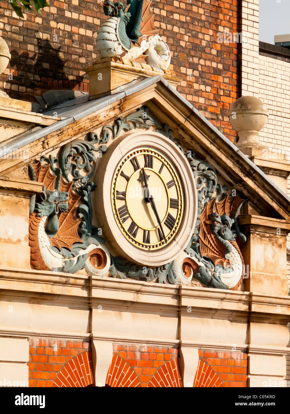 The Station Clock at Derby railway station in England UK built for the ...