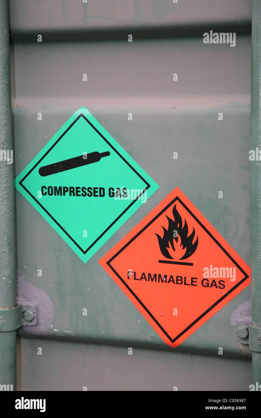 Flammable sign hi-res stock photography and images - Alamy