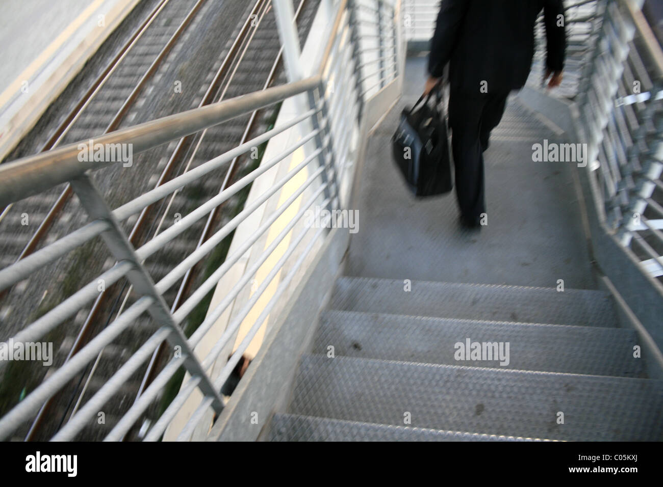 commuter in city town Stock Photo - Alamy