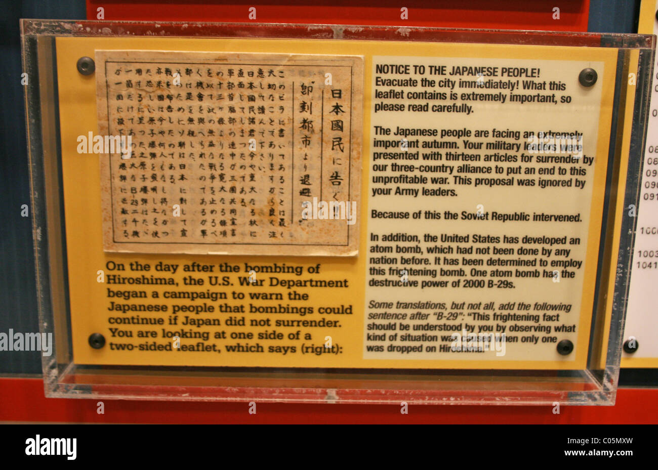 Nuclear warning hi-res stock photography and images - Alamy