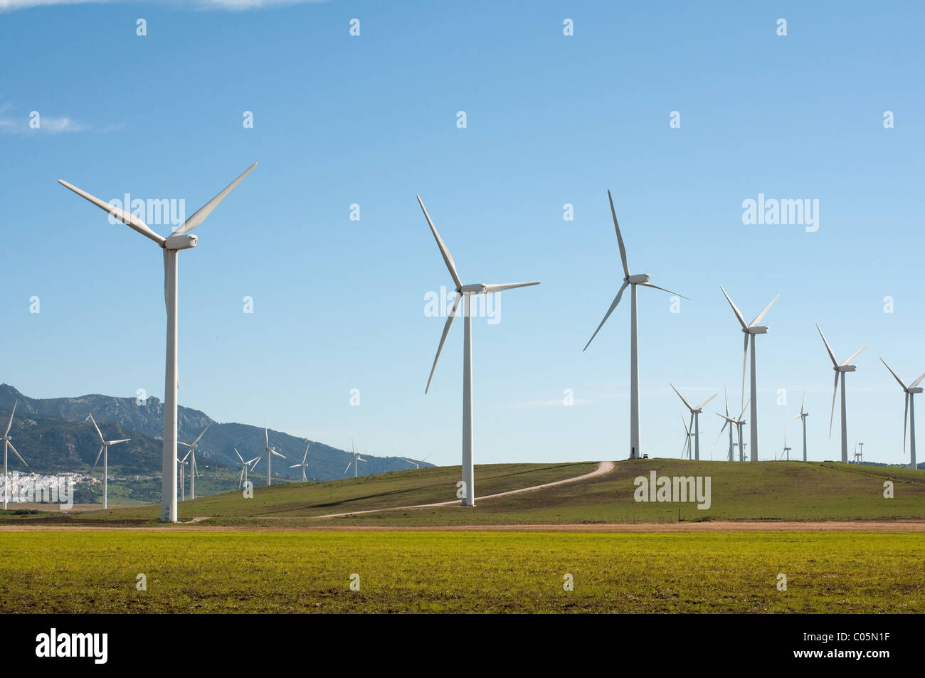 WInd turbines in Southern spain Stock Photo - Alamy