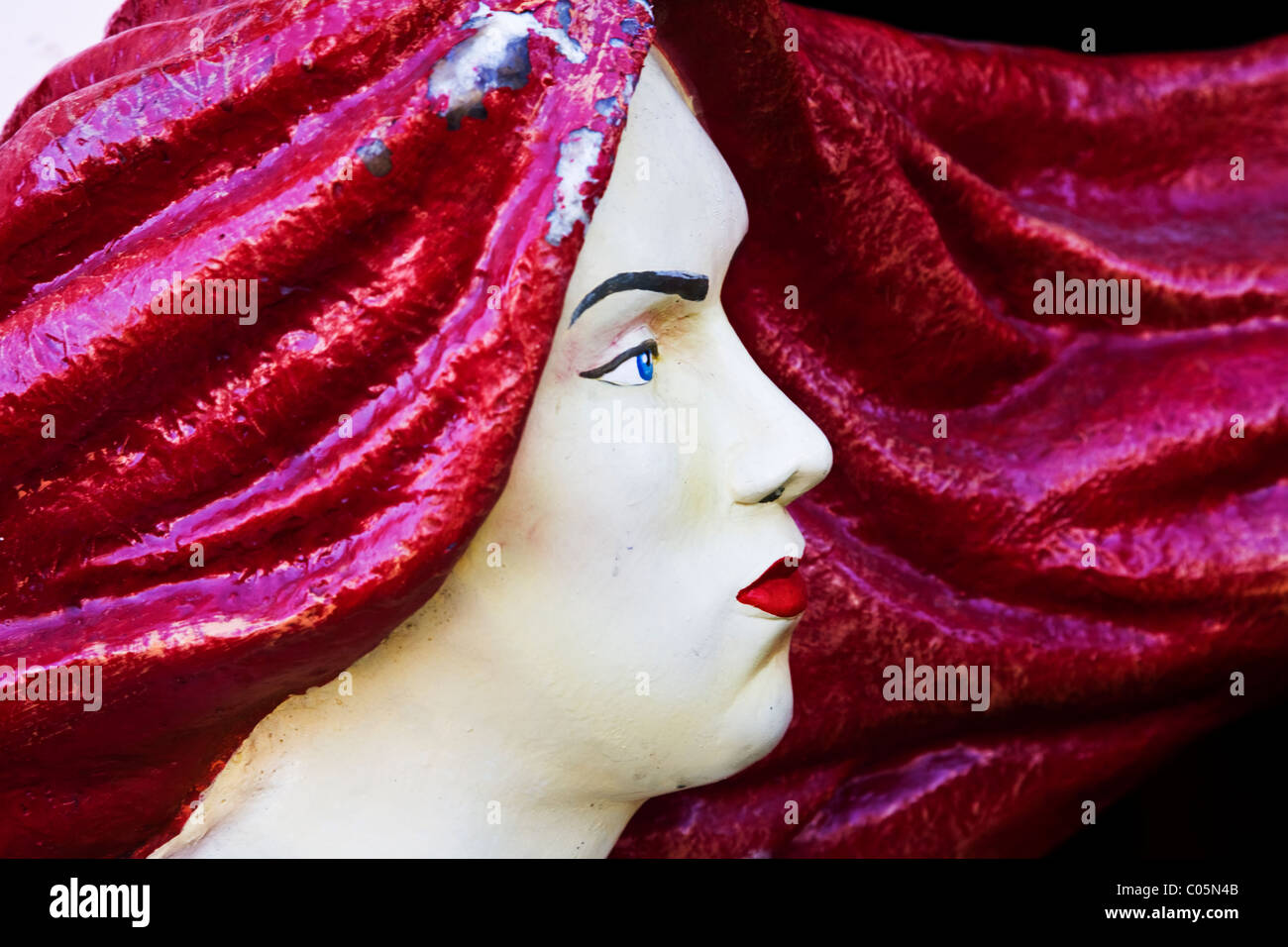 Sea maiden's head in Progreso, Yucatan, Mexico Stock Photo - Alamy