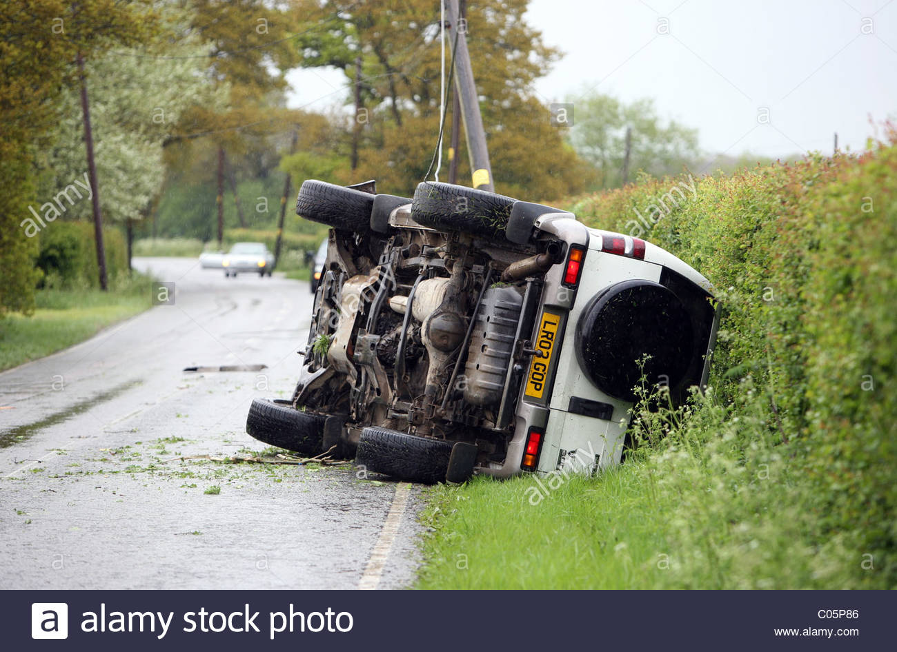 Car Driving Over Traffic Control Stock Photos & Car Driving Over ...