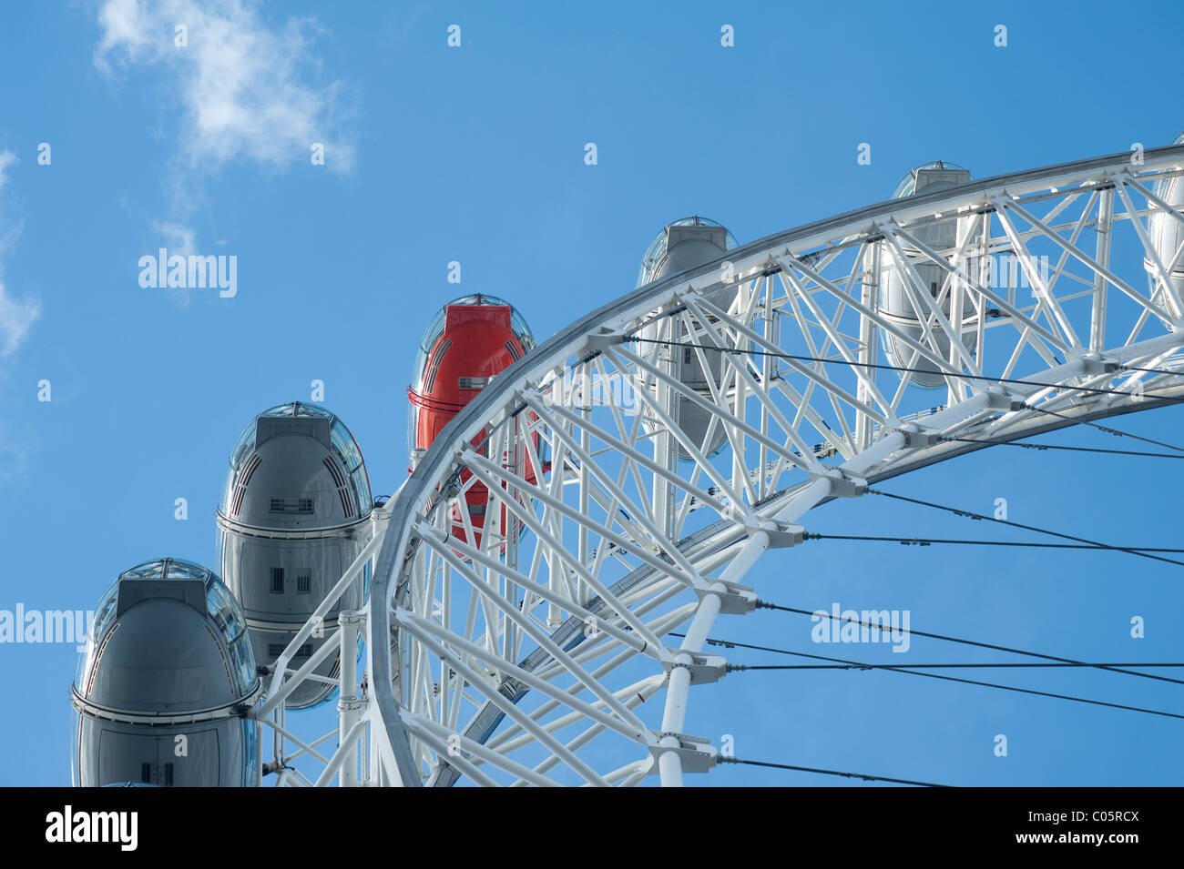 Detail of the London Eye Stock Photo - Alamy