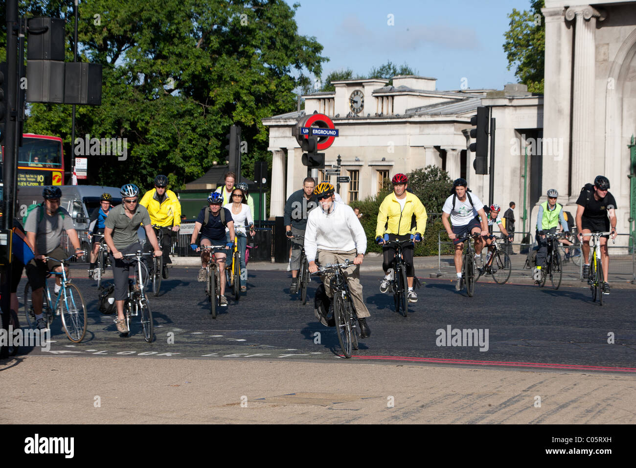 Crossroad junction london hi-res stock photography and images - Alamy