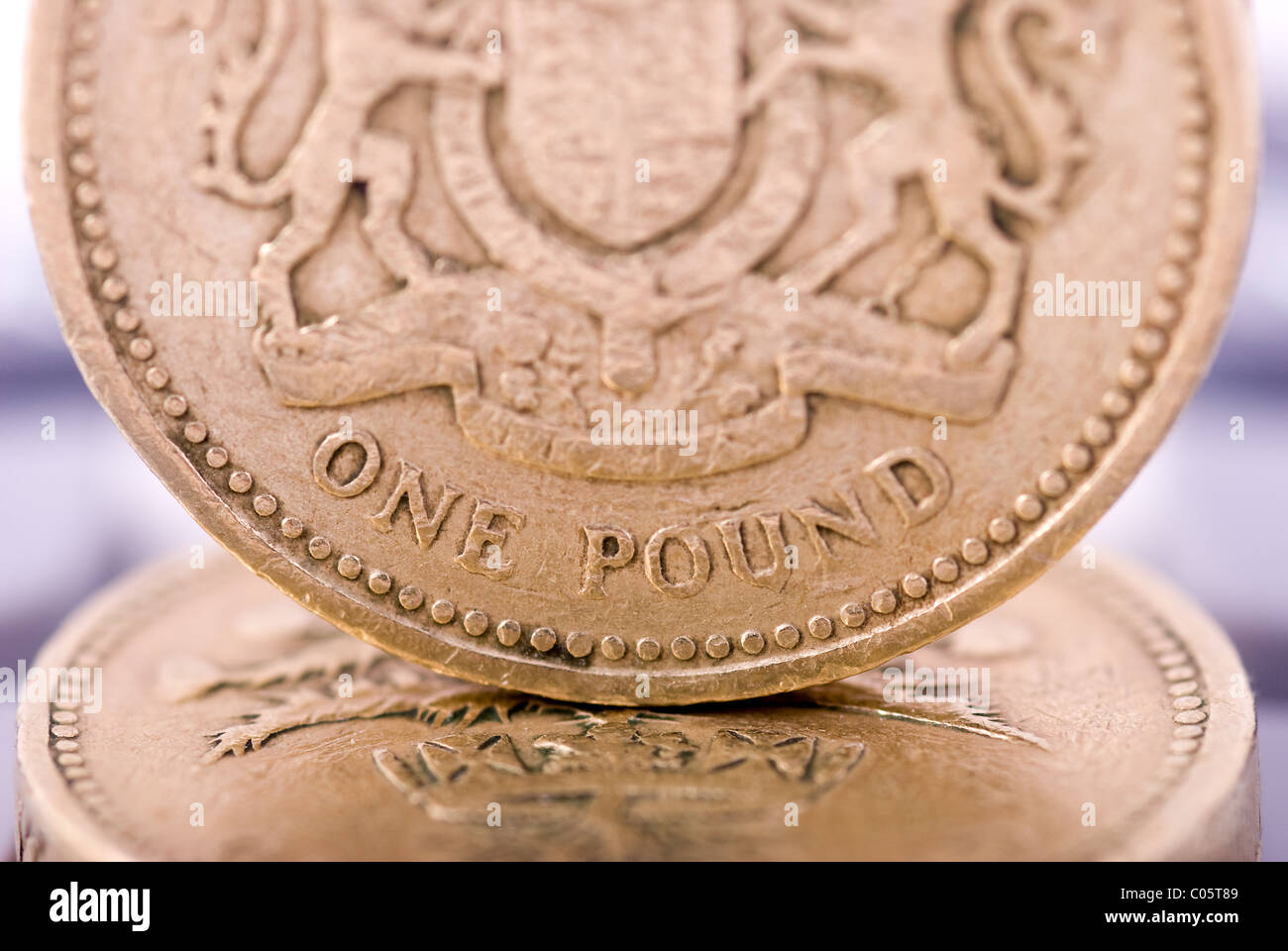 One pound macro hi-res stock photography and images - Alamy
