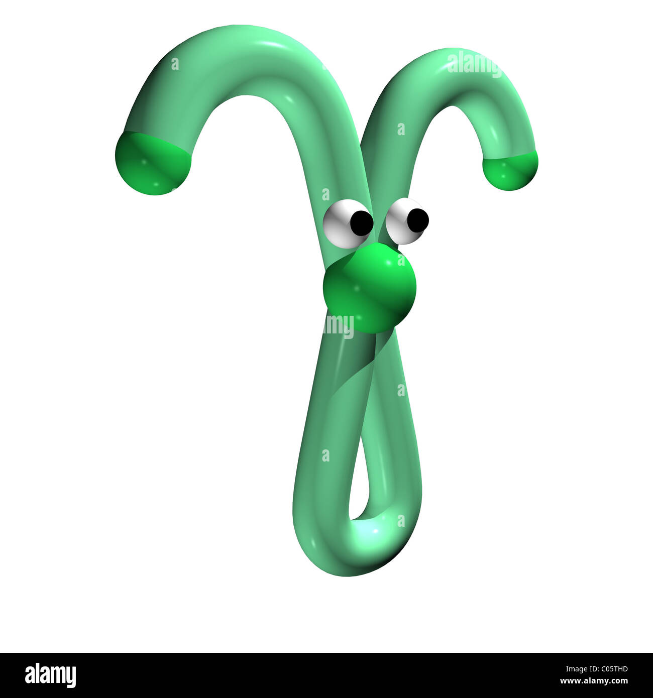 Green zodiac signs, side view, 3d, it is isolated. Aries Stock Photo ...